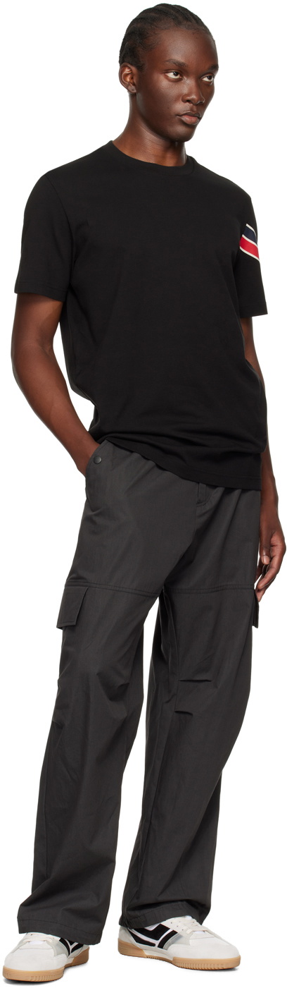 Moncler Black Tricolor T-Shirt Moncler