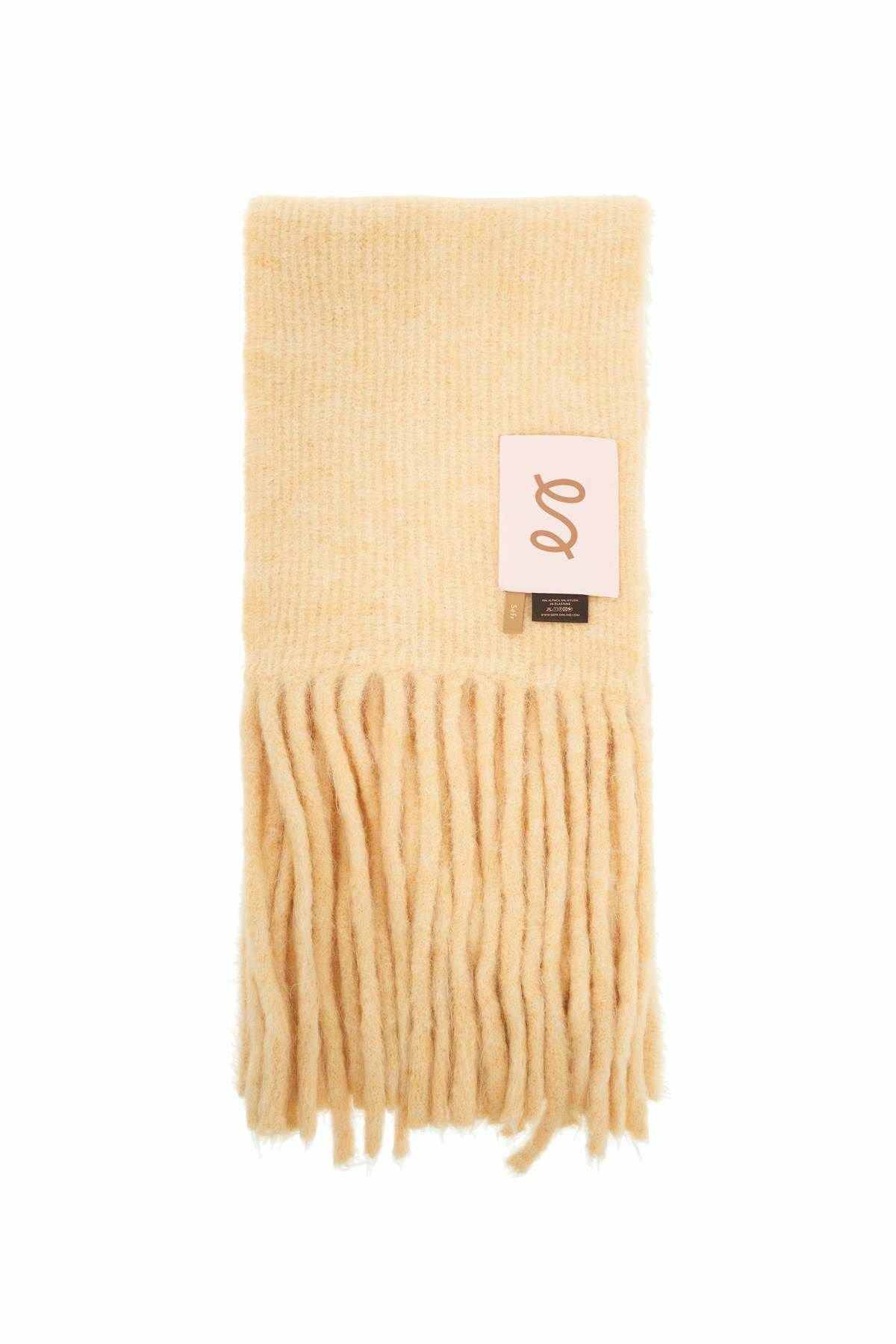 SEFR fuzzy scarf Yellow Séfr