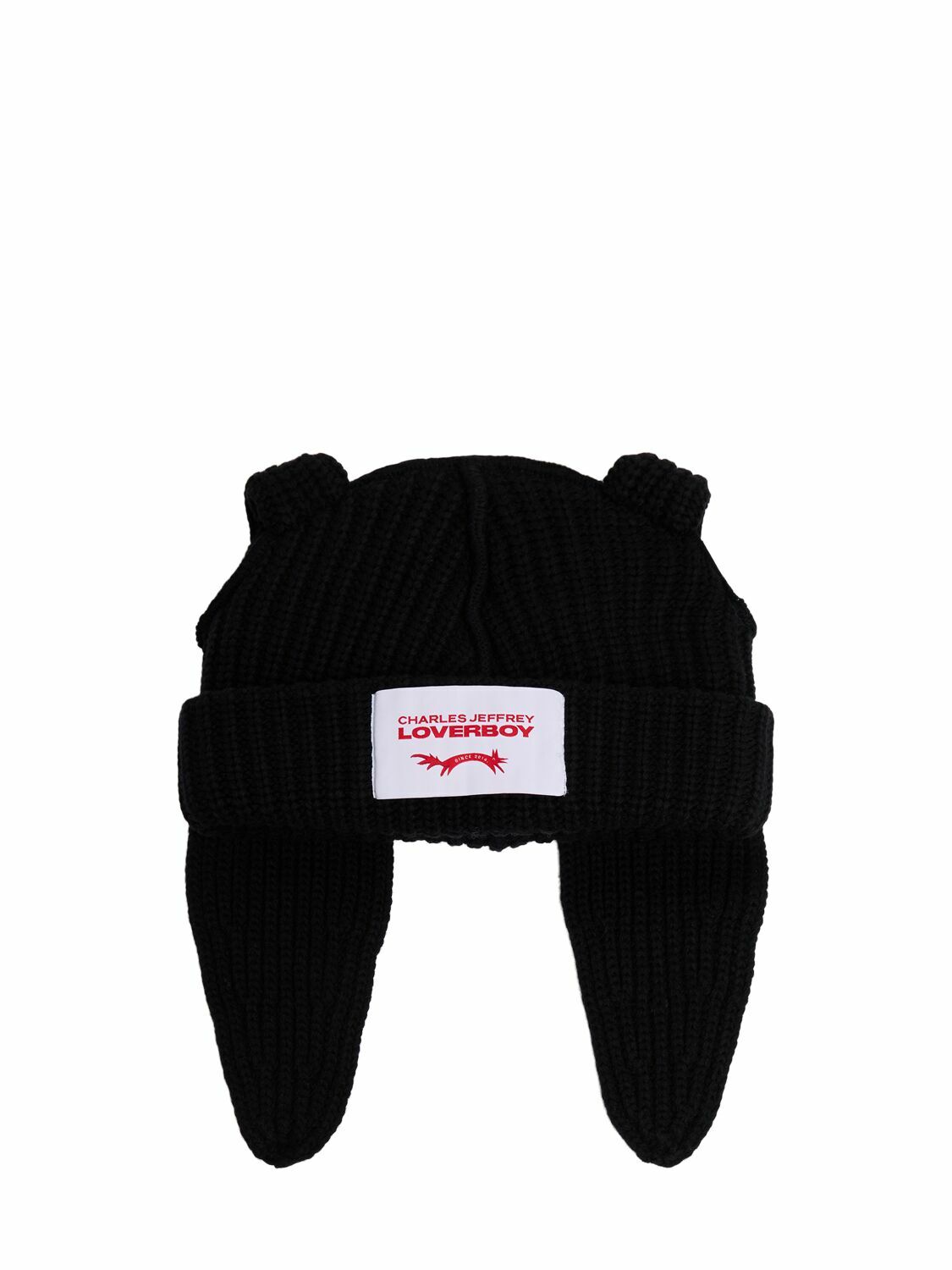 CHARLES JEFFREY LOVERBOY Chunky Rabbit Wool Blend Beanie Charles ...