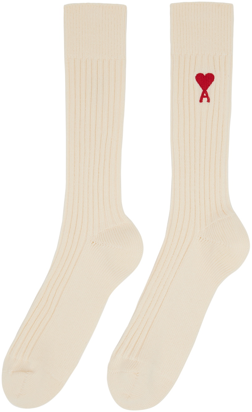 AMI Alexandre Mattiussi Three-Pack Multicolor Ami de Cœur Socks AMI ...