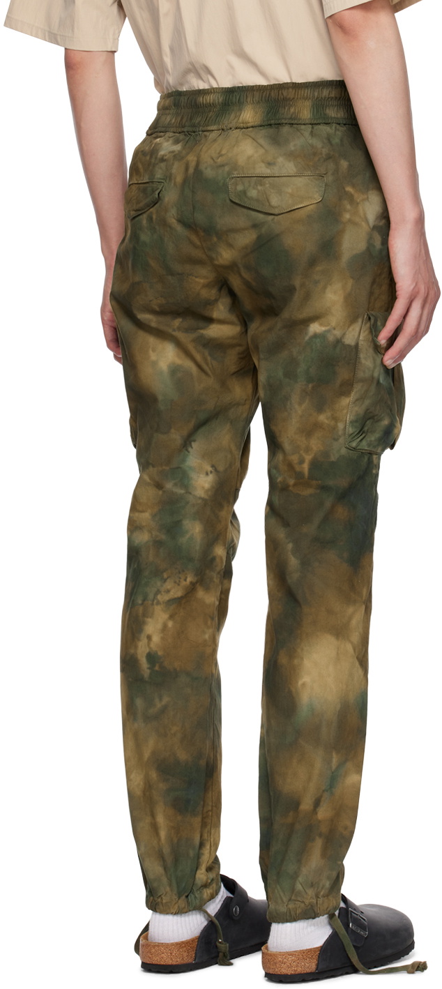 John Elliott Khaki Camouflage Cargo Pants John Elliott