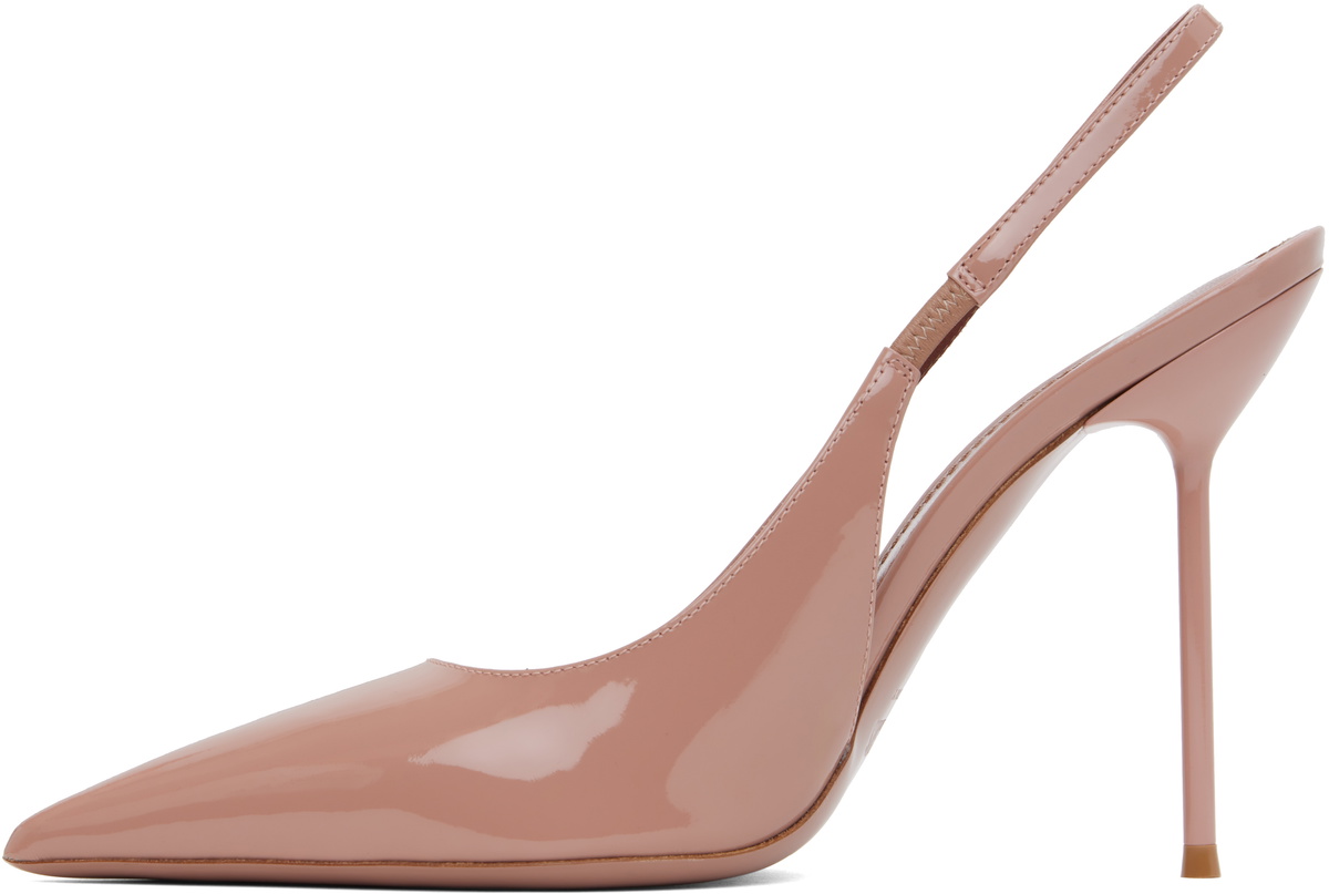 Paris Texas Pink Lidia Slingback Heels Paris Texas