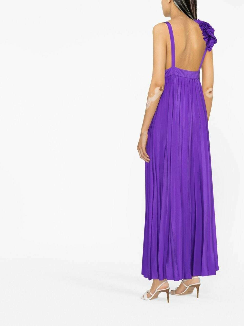 PAROSH - Pleated Long Dress Parosh