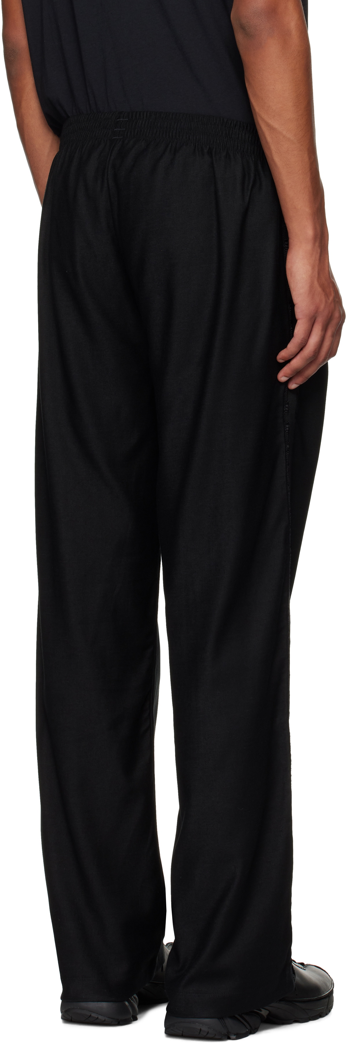 OUR LEGACY Black Canvas Jersey Track Pants Our Legacy