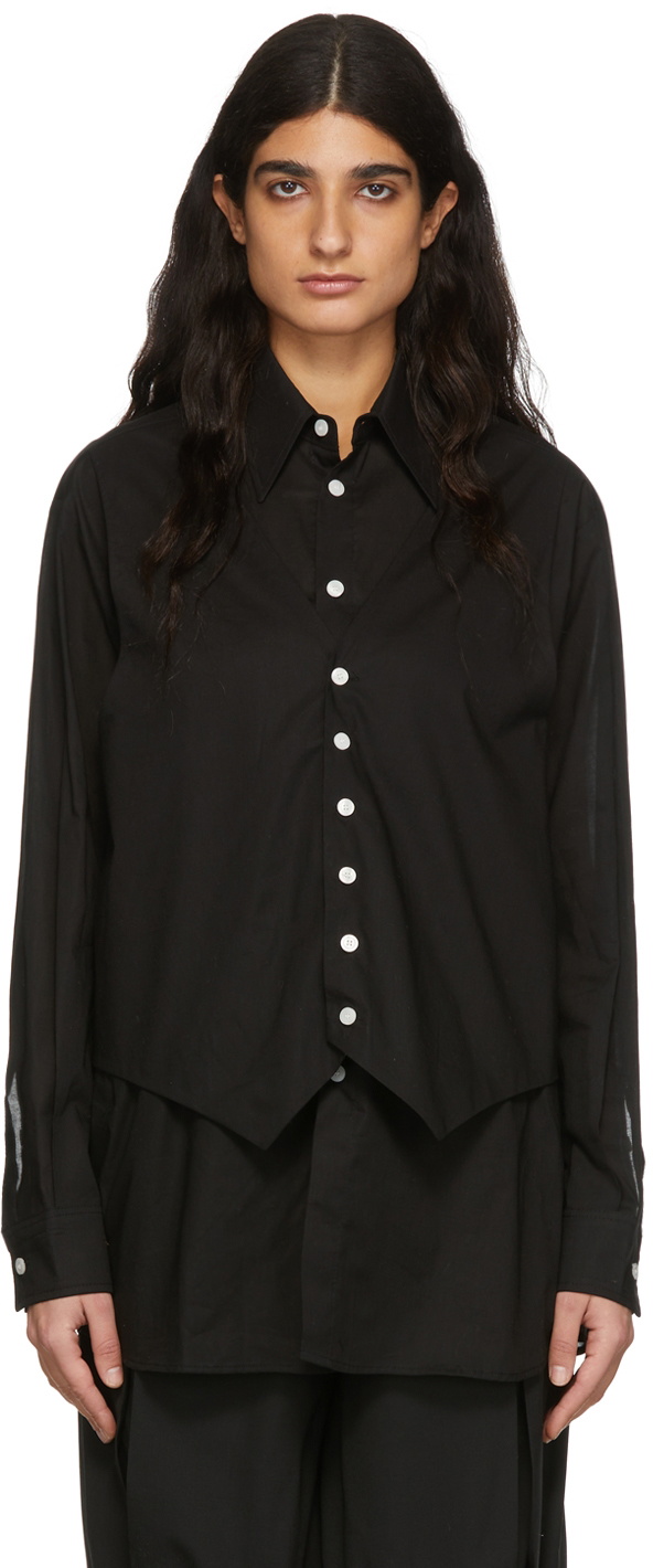 Trunk Project Black Cotton Shirt Trunk Project