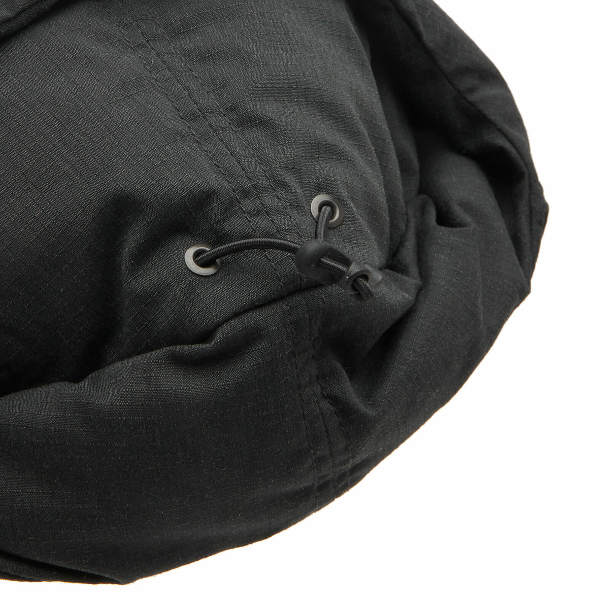 Nanga Men's Hinoc Ripstop Down Ear Flap Cap in Black Nanga