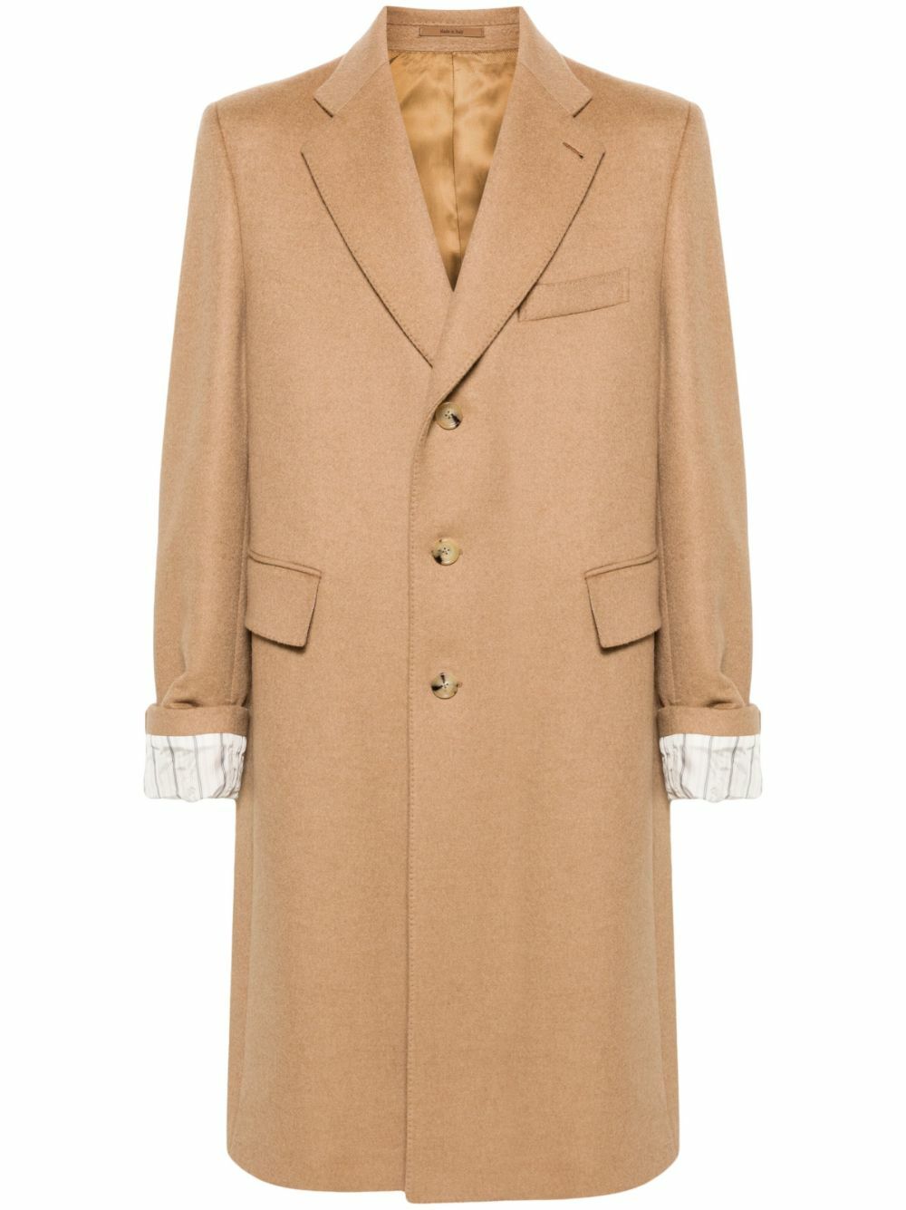Gucci Brown Single-Breasted Coat Gucci