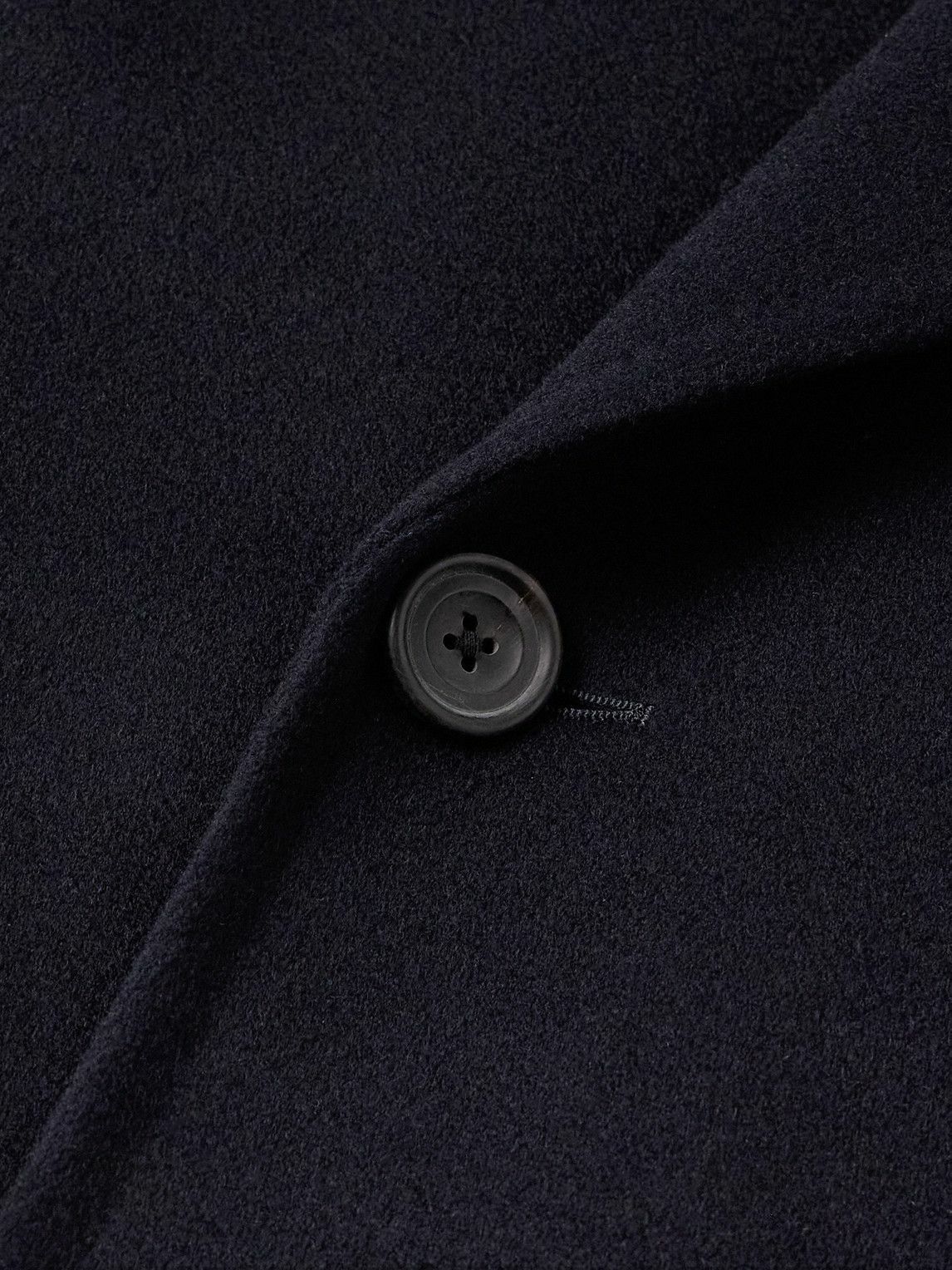 Thom Sweeney - Double-Breasted Wool and Cashmere-Blend Felt Overcoat ...