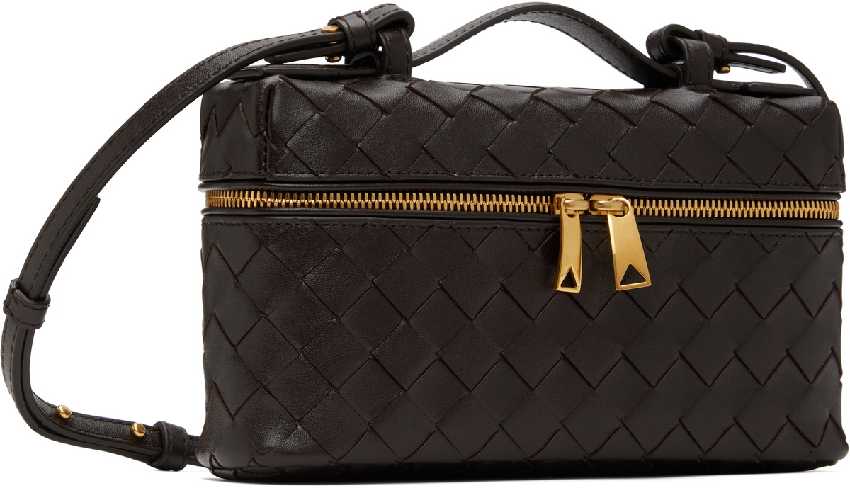 Bottega Veneta Brown Bang Bang Vanity Case Bag Bottega Veneta
