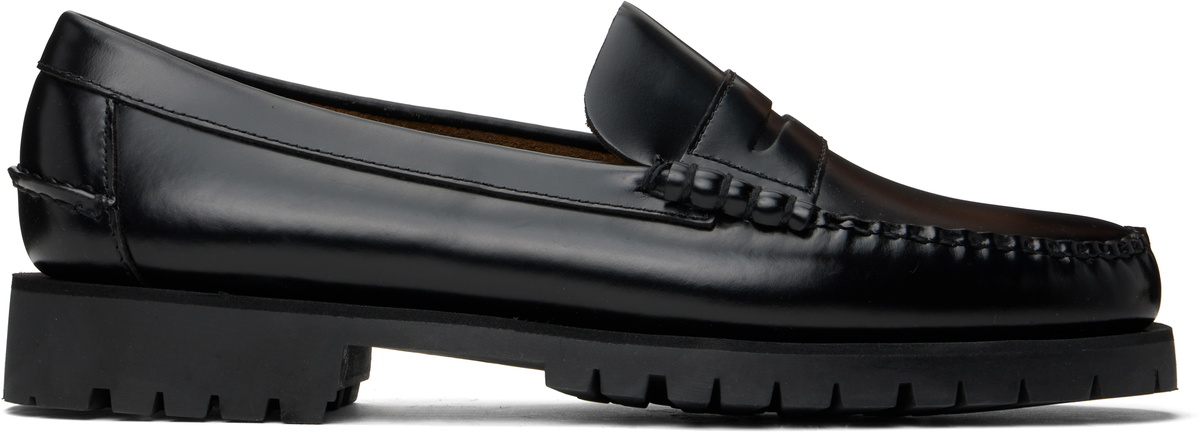 Sebago Black Dan Lug Loafers Sebago