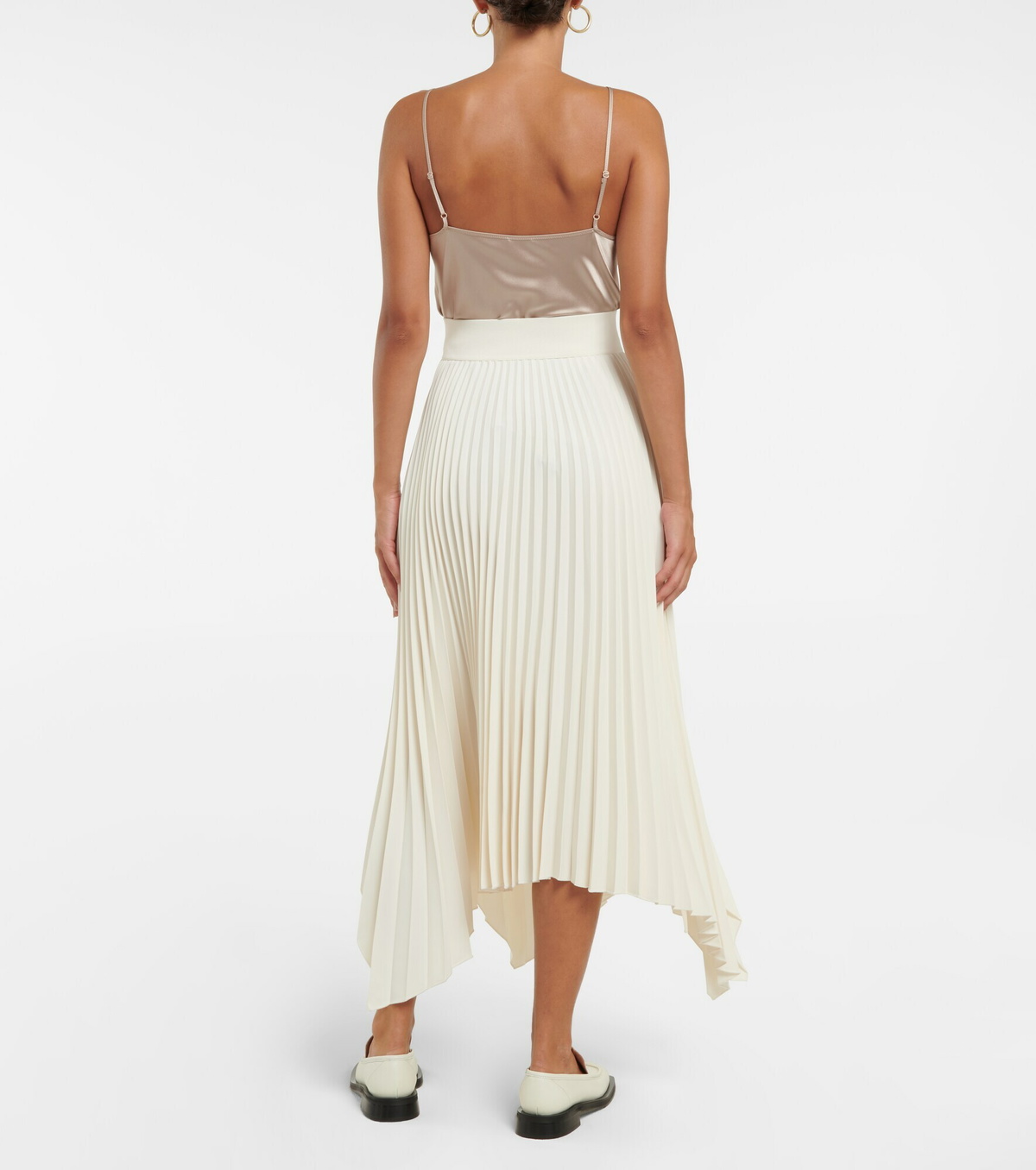 Joseph - Ade pleated crêpe midi skirt Joseph