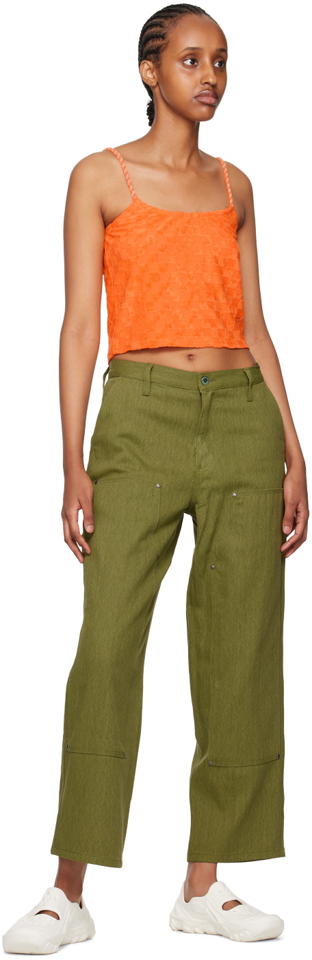 Brain Dead Green Bull Jeans Brain Dead