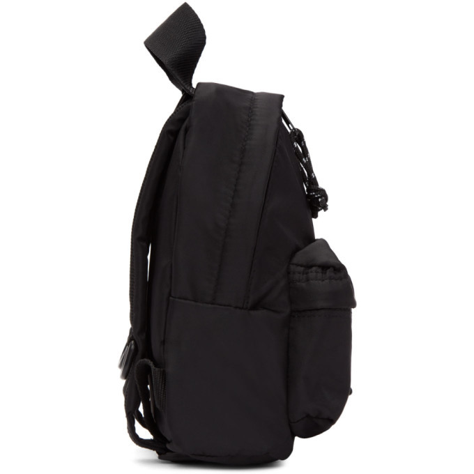 MSGM Black Mini Logo Backpack MSGM