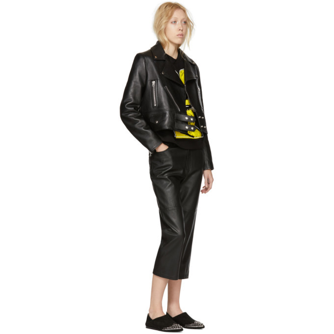 McQ Alexander McQueen Black Bunny Slouch Sweatshirt McQ Alexander McQueen