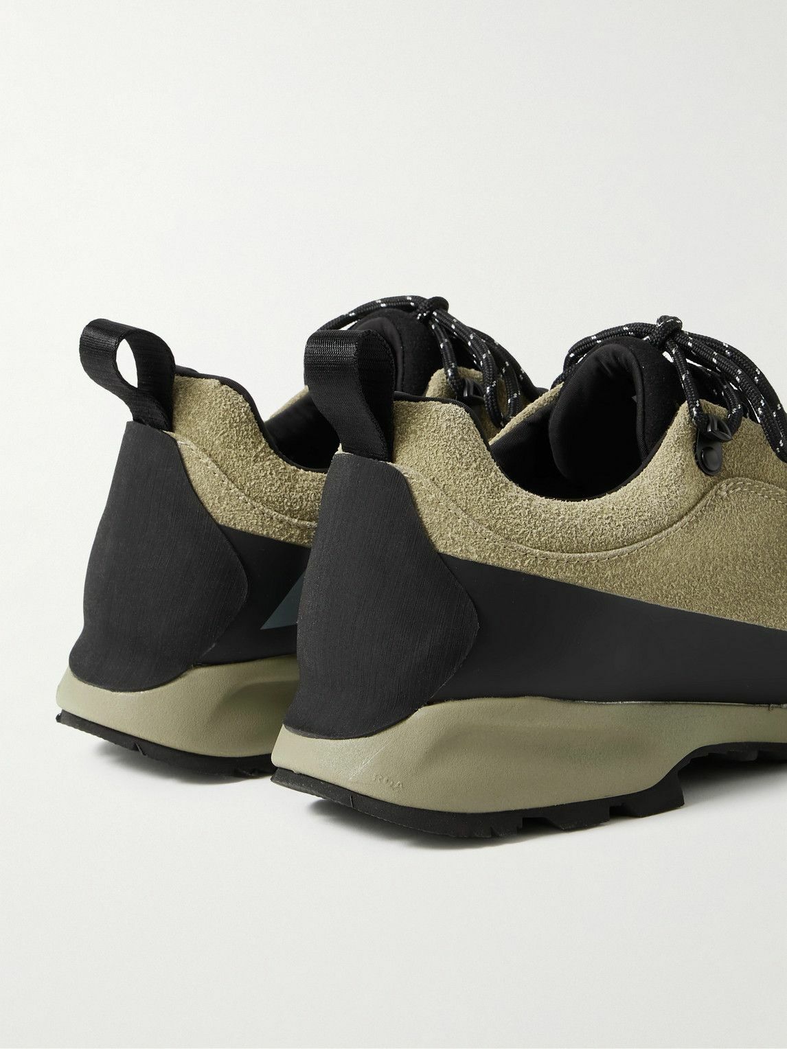 ROA - Cingino Rubber-Trimmed Microfibre Hiking Sneakers - Brown ROA