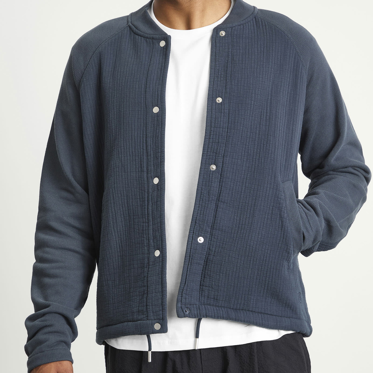 Folk Men's Signal Bomber Jacket in Navy Folk