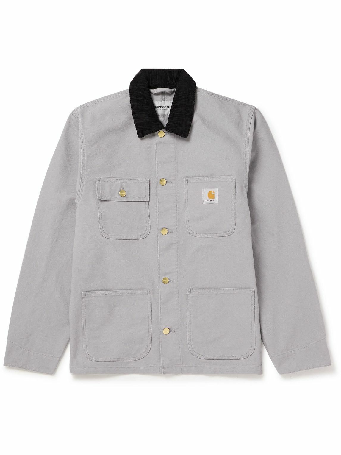 Carhartt WIP - Michigan Corduroy-Trimmed Organic Cotton-Canvas Chore ...