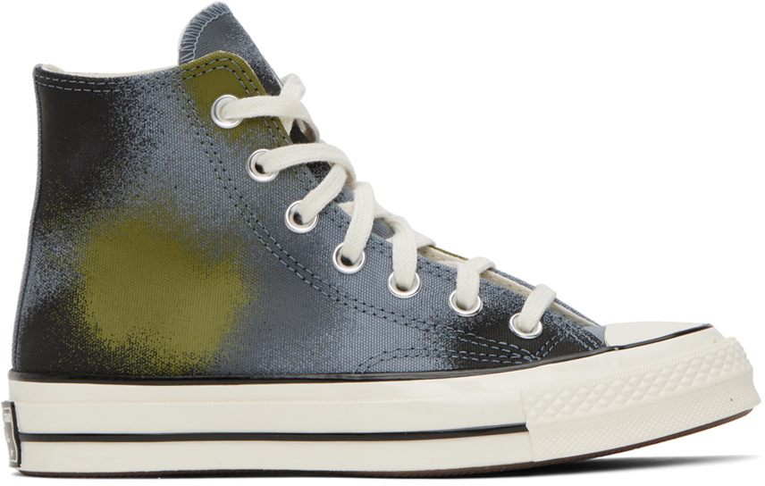 Converse Blue Chuck 70 Spray Paint Sneakers Converse