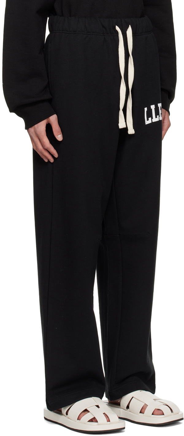Recto SSENSE Exclusive Black Drawstring Lounge Pants Recto