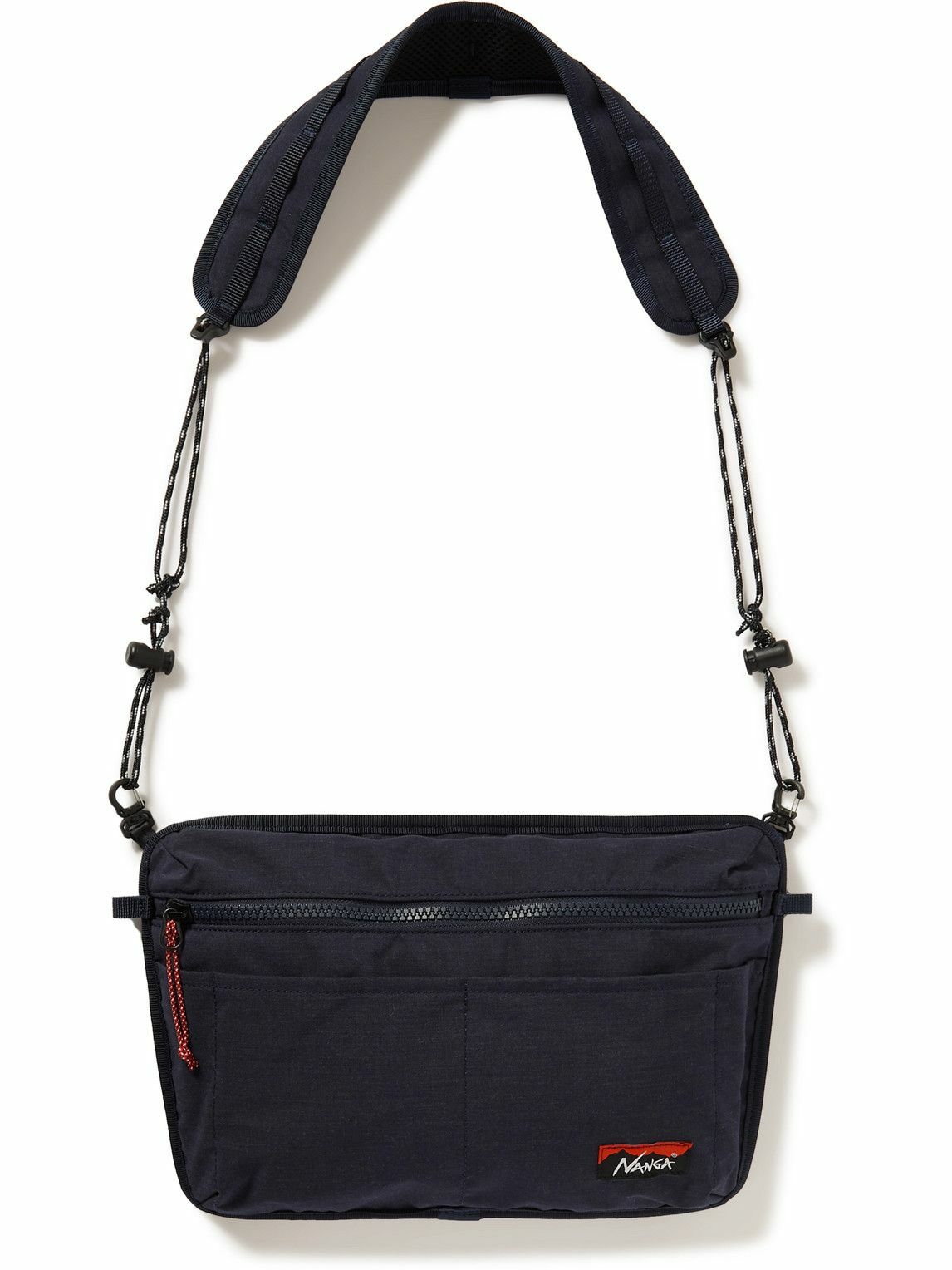 NANGA - Logo-Appliquéd Shell Messenger Bag Nanga