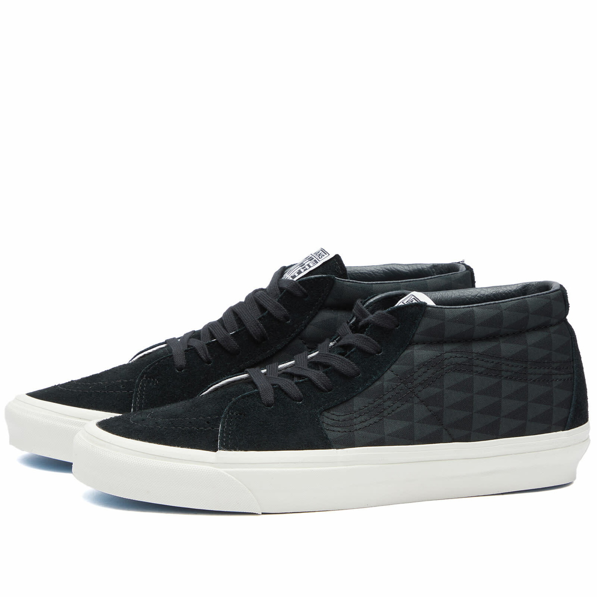Vans Men's UA SK8-Mid 83 DX Sneakers in Black/Cloud Dancer Vans