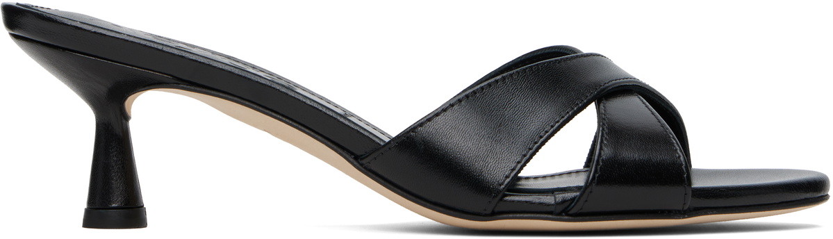 Aeyde Black Vero Leather Mules Aeyde
