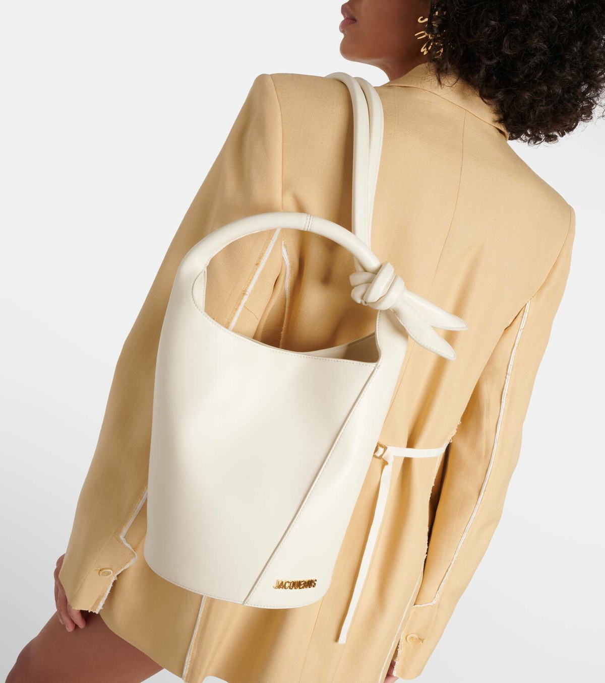 Jacquemus Le Petit Tourni Mini leather bucket bag Jacquemus