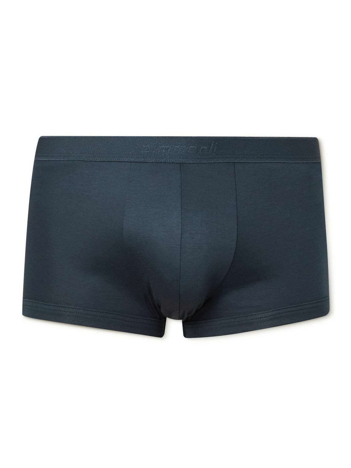 Zimmerli - Sea Island Cotton Boxer Briefs - Blue Zimmerli