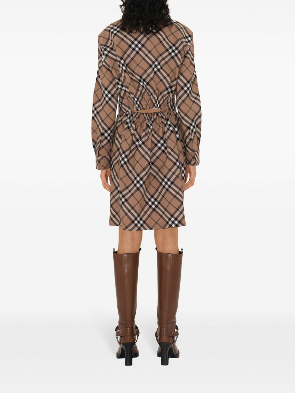 Burberry Check Shirt Dress Burberry