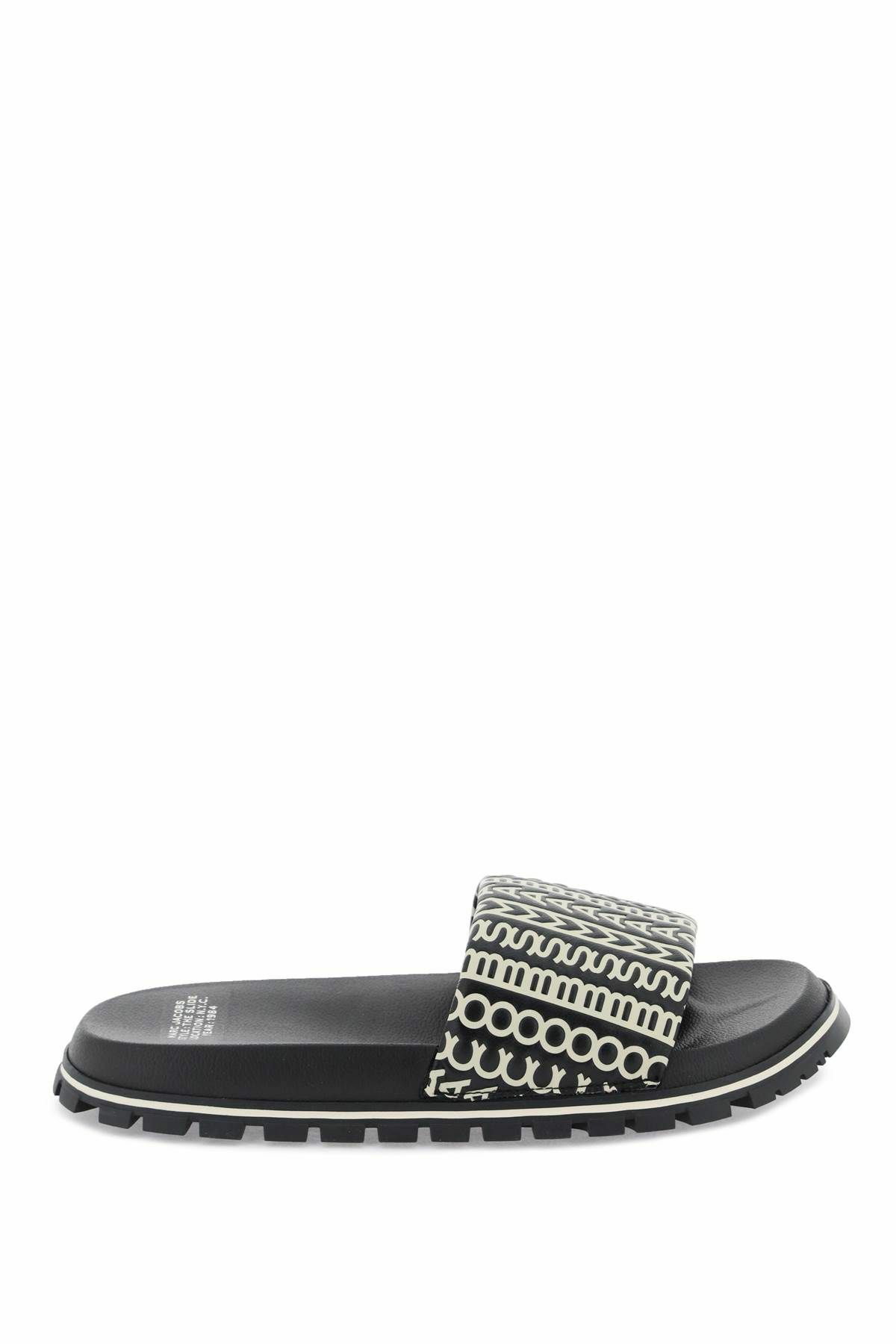 MARC JACOBS the monogram slide Black Marc Jacobs