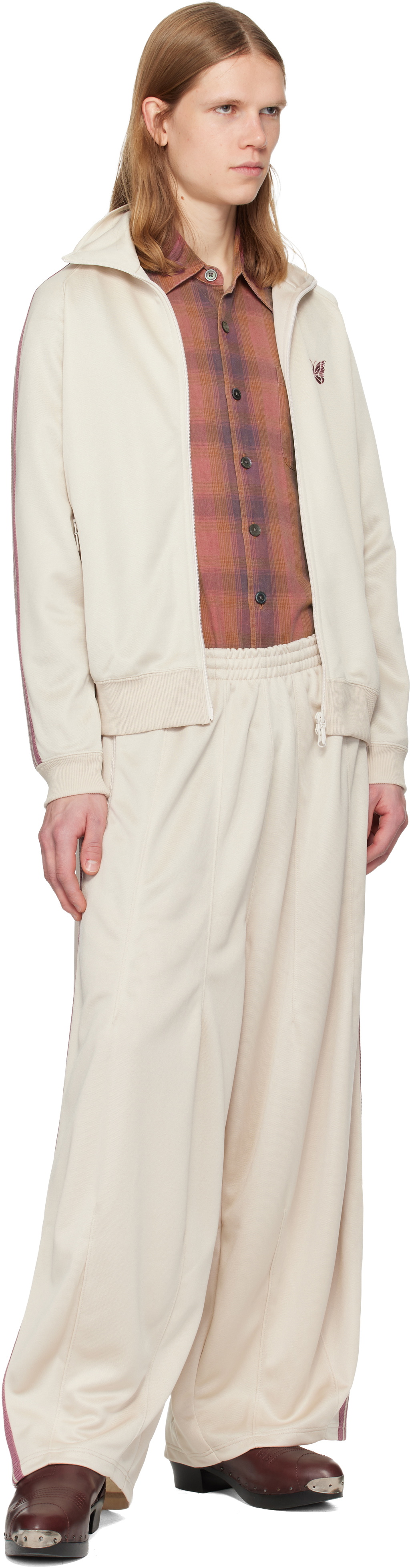 NEEDLES Off-White H.D. Track Pants Needles