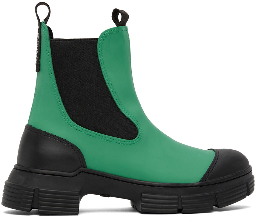GANNI Green City Ankle Boots GANNI