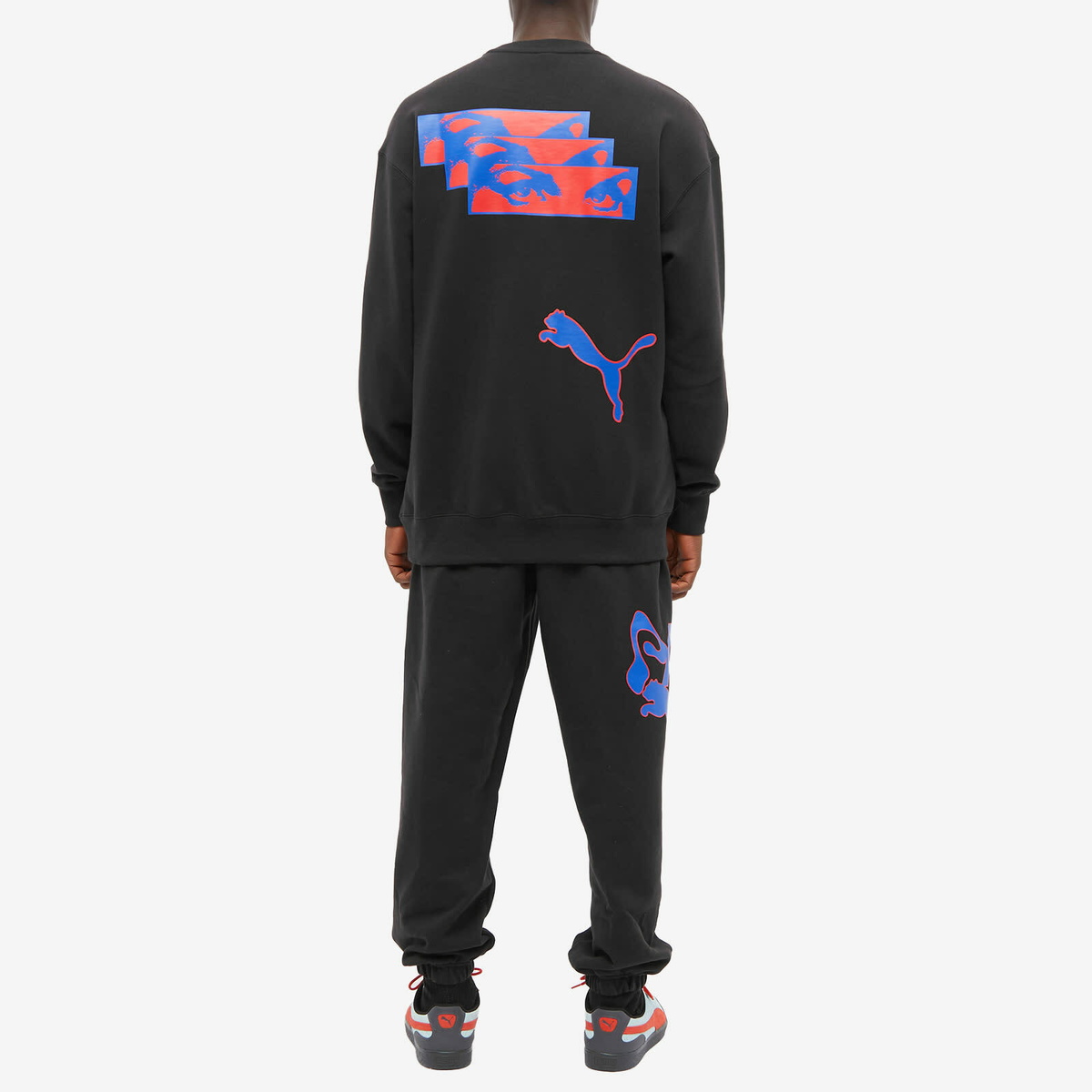 Puma x P.A.M. Crew Sweat in Black Puma