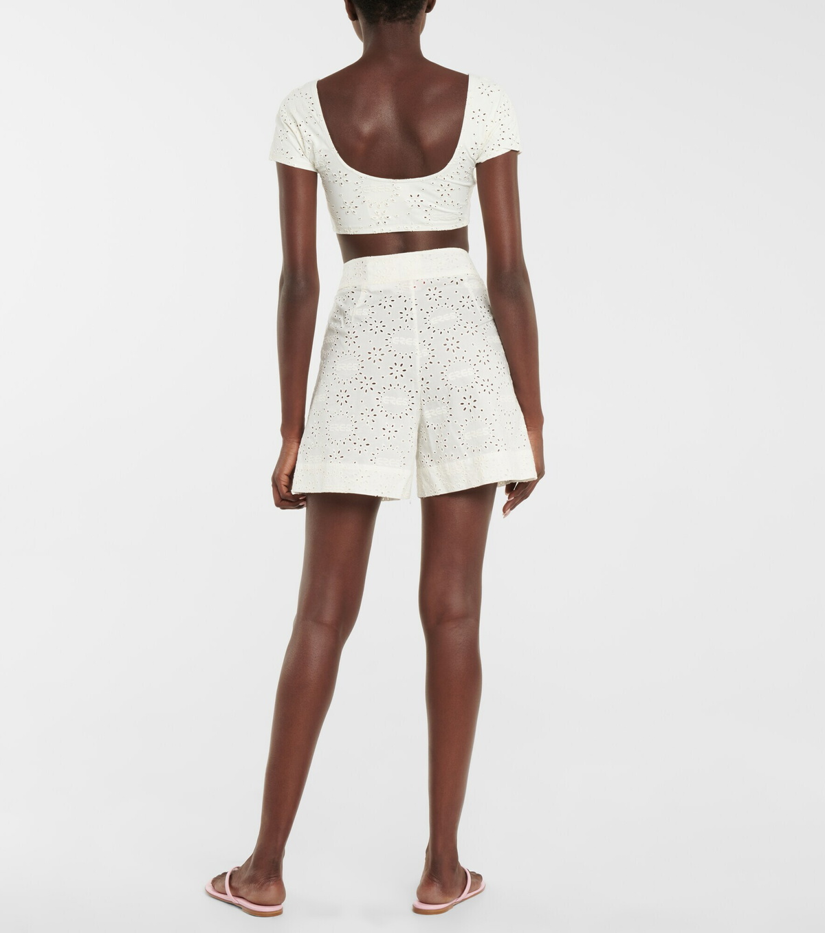 Eres - Version broderie anglaise crop top ERES