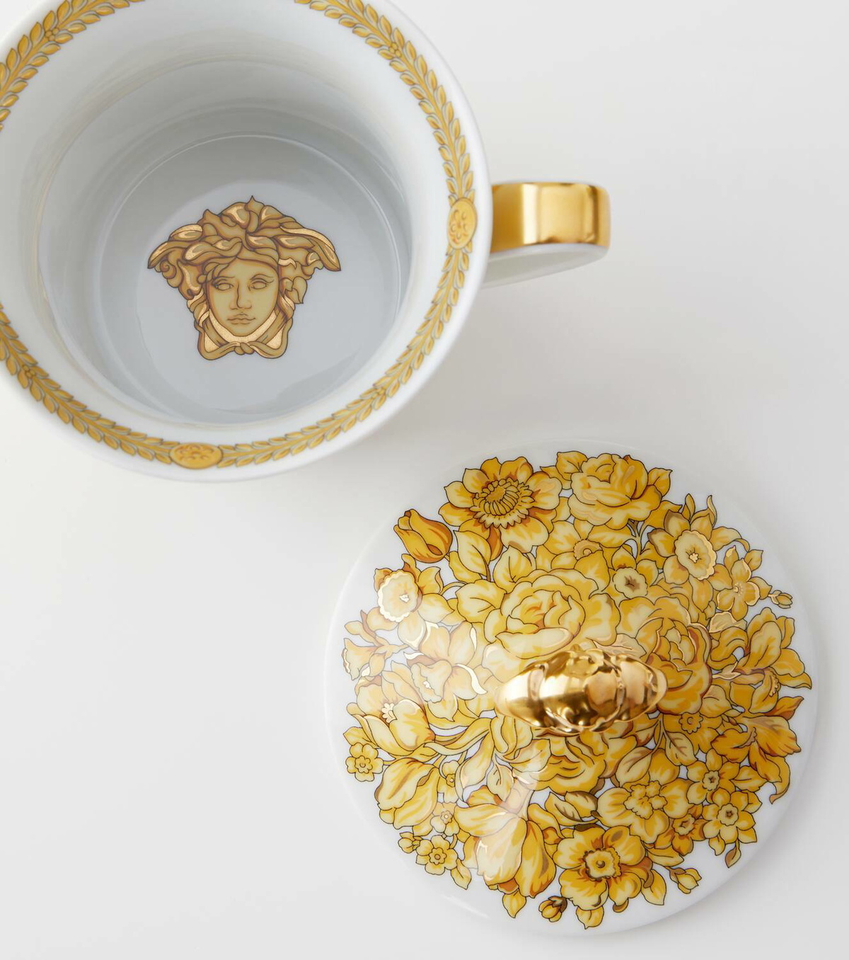 Versace Home Medusa Rhapsody lidded mug Versace