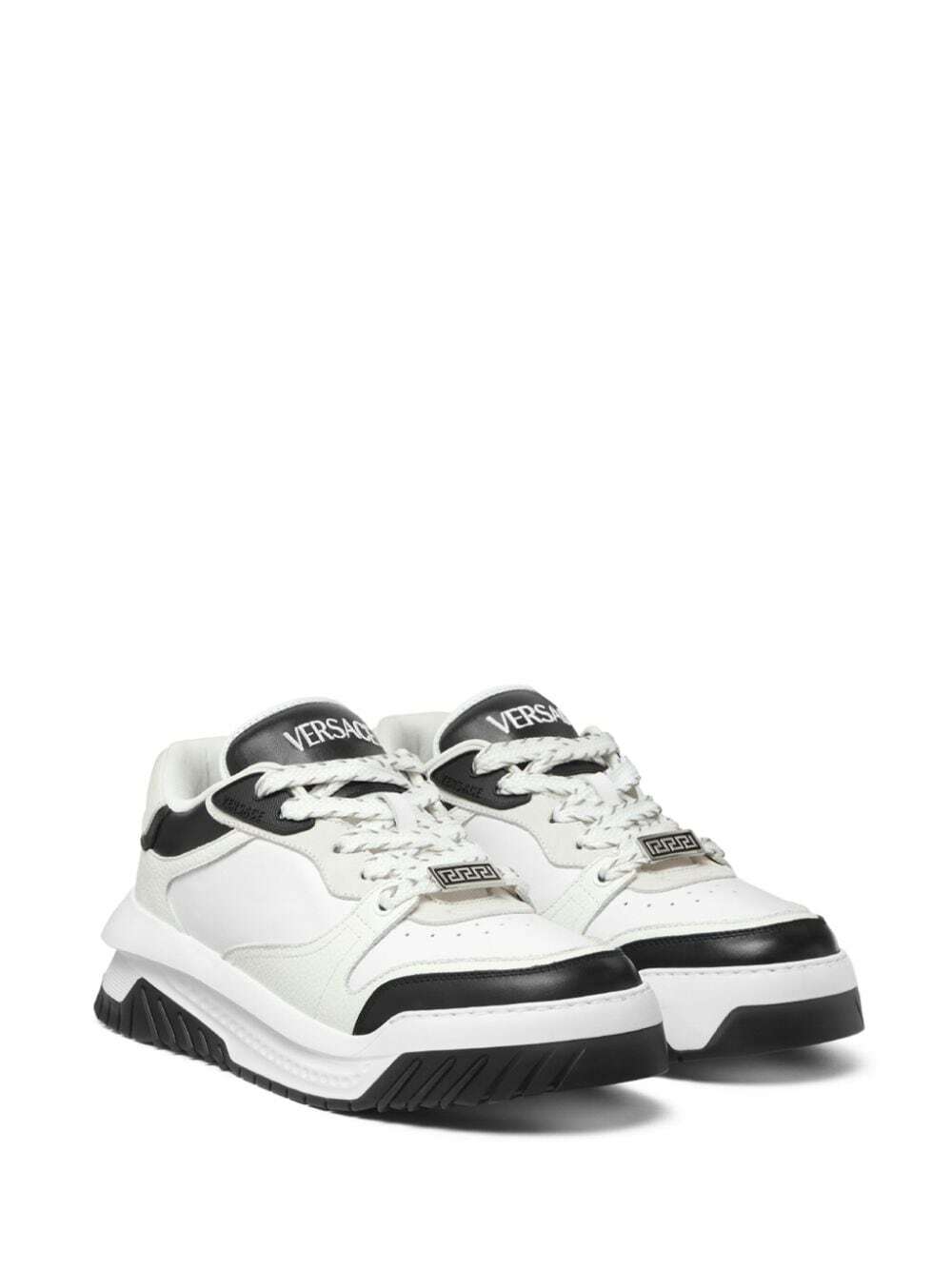 VERSACE - Odissea Leather Sneakers Versace