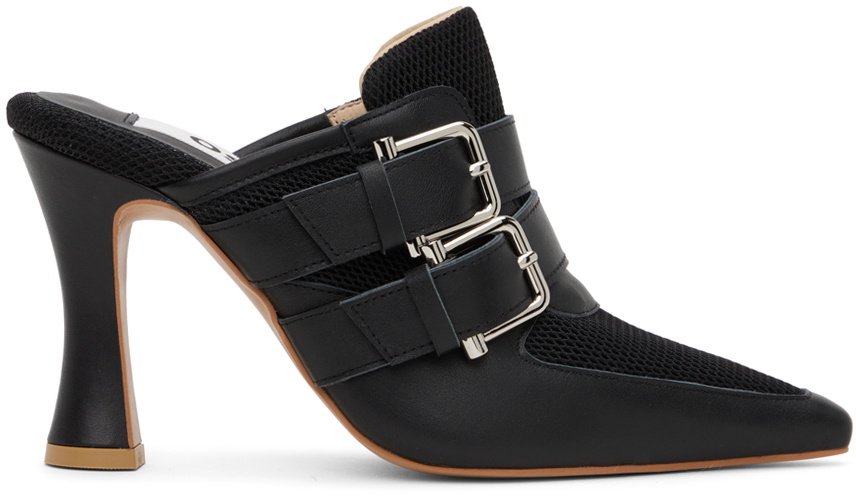 OSOI Black Needle Brocle Heels OSOI