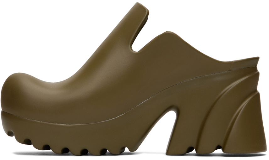 Bottega Veneta Brown Flash Clogs Bottega Veneta
