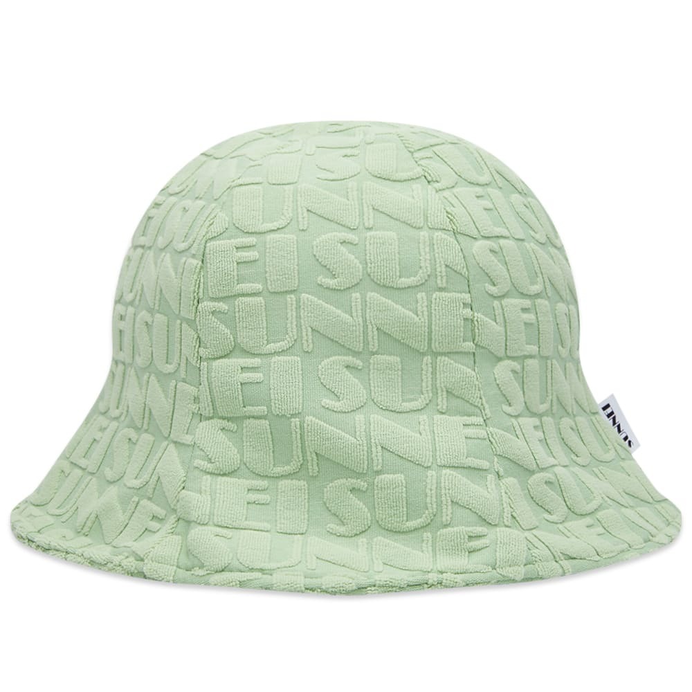 Sunnei Women's Reversible Bucket Hat in Sage Green Sunnei