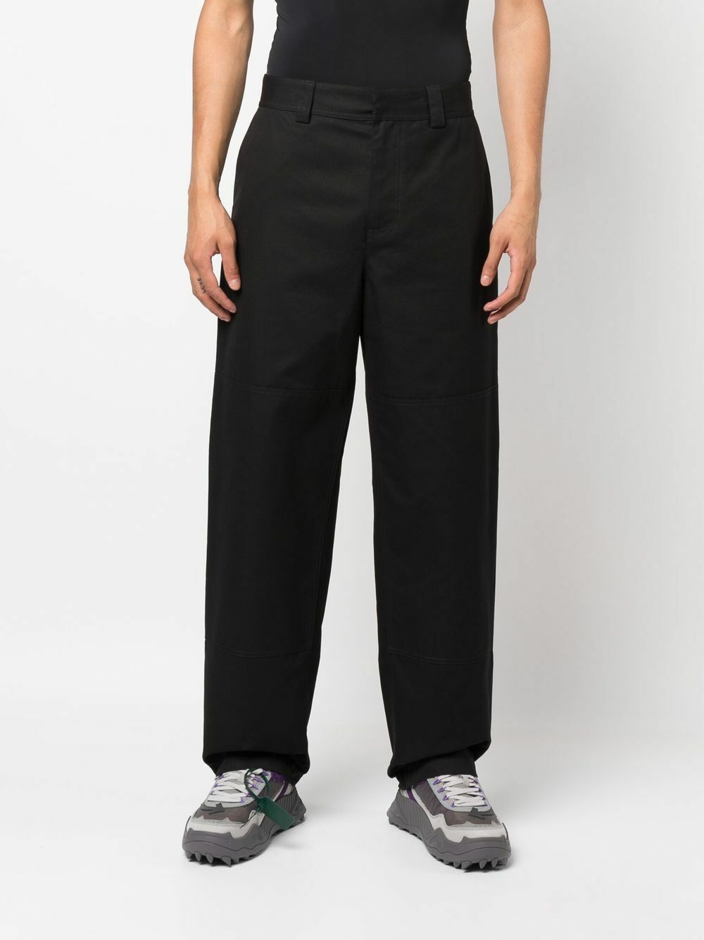 OFF-WHITE - Diagonal Pocket Carpenter Pants Off-White