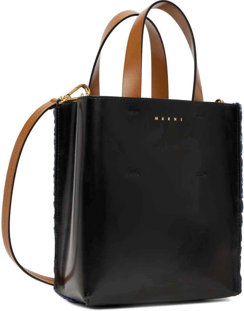 Marni Blue & Black Mini Museo Bag Marni