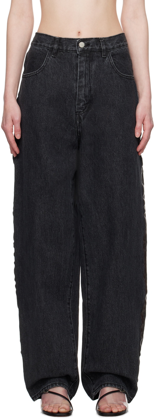 Maryam Nassir Zadeh Black Axis Jeans Maryam Nassir Zadeh