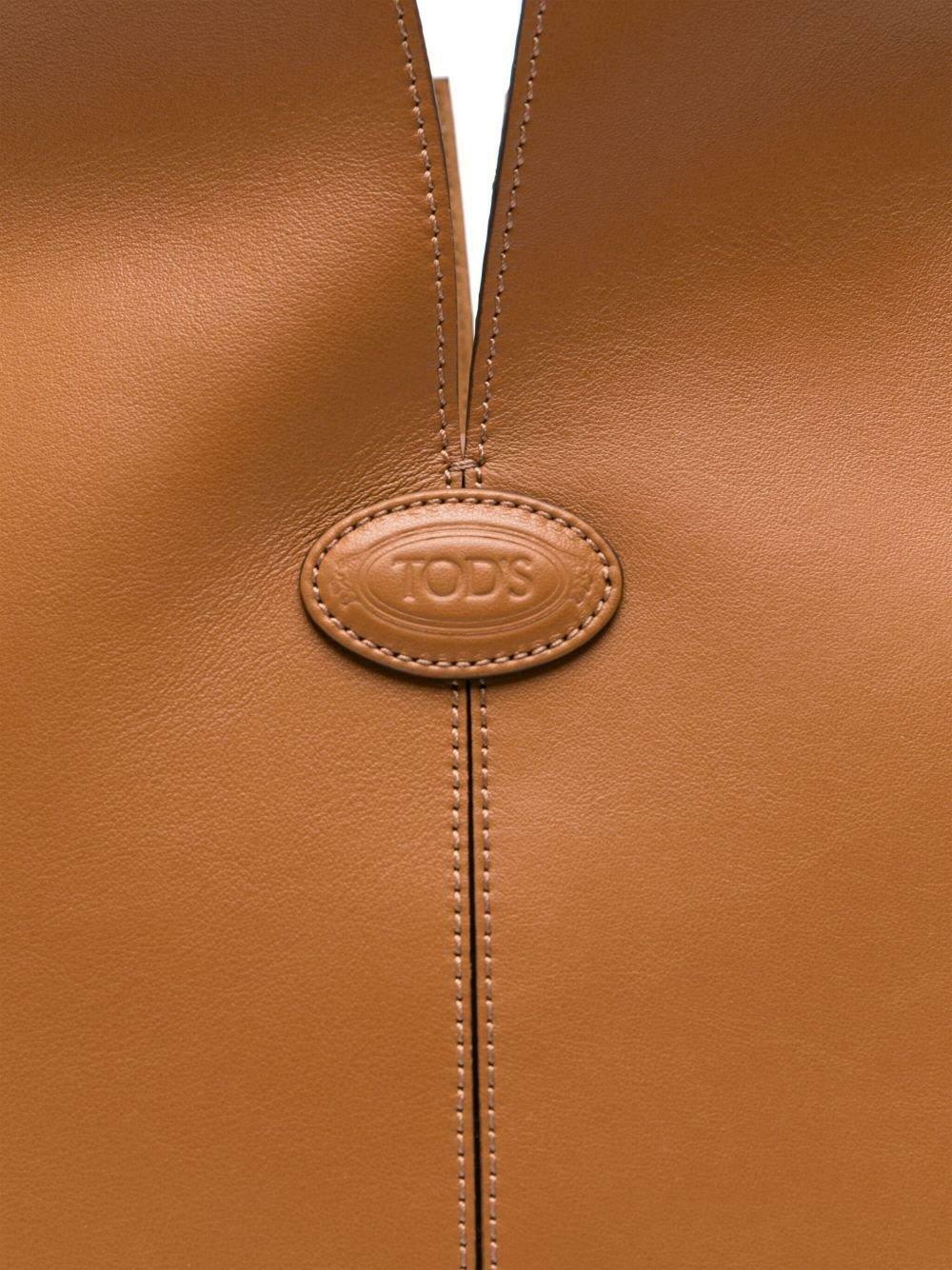 Tod's Logo Debossed Medium Tote Bag Tod's
