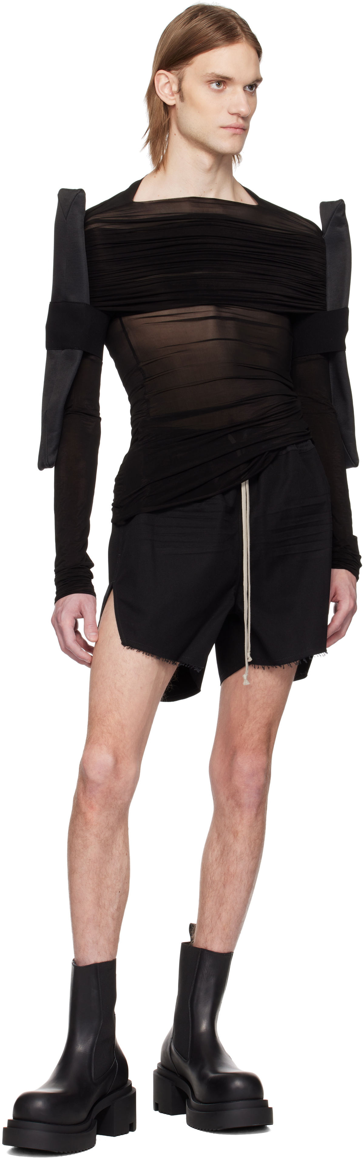 Rick Owens Black Hollywood T Top Rick Owens