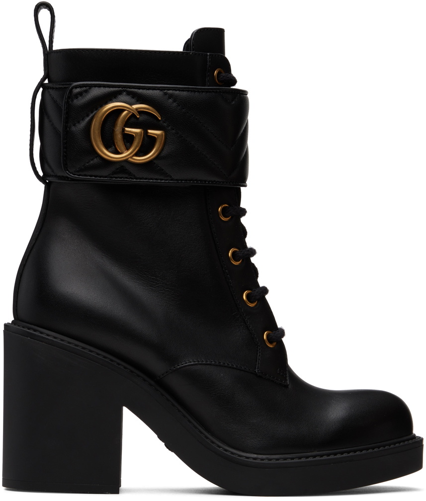 Gucci Black Marmont Boots Gucci