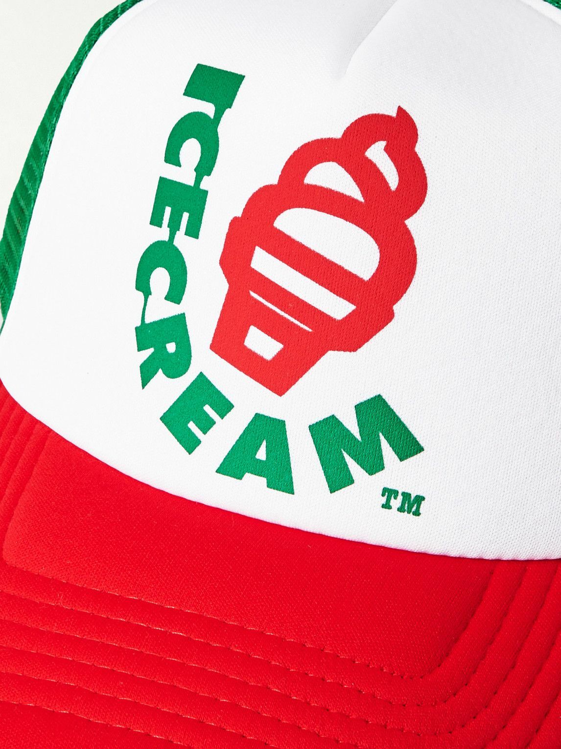 ICECREAM - Soft Served Logo-Print Shell and Mesh Trucker Cap ICECREAM
