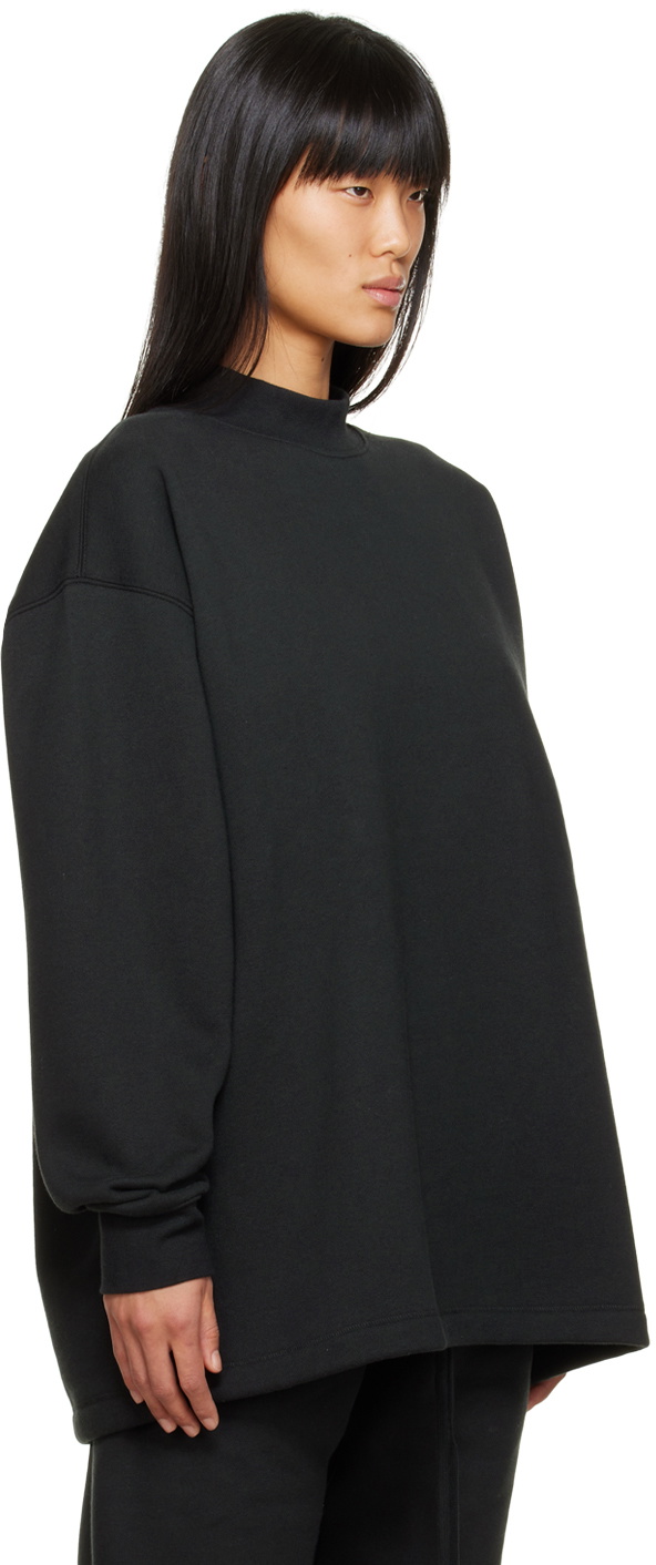 Essentials Black Relaxed Sweatshirt Essentials