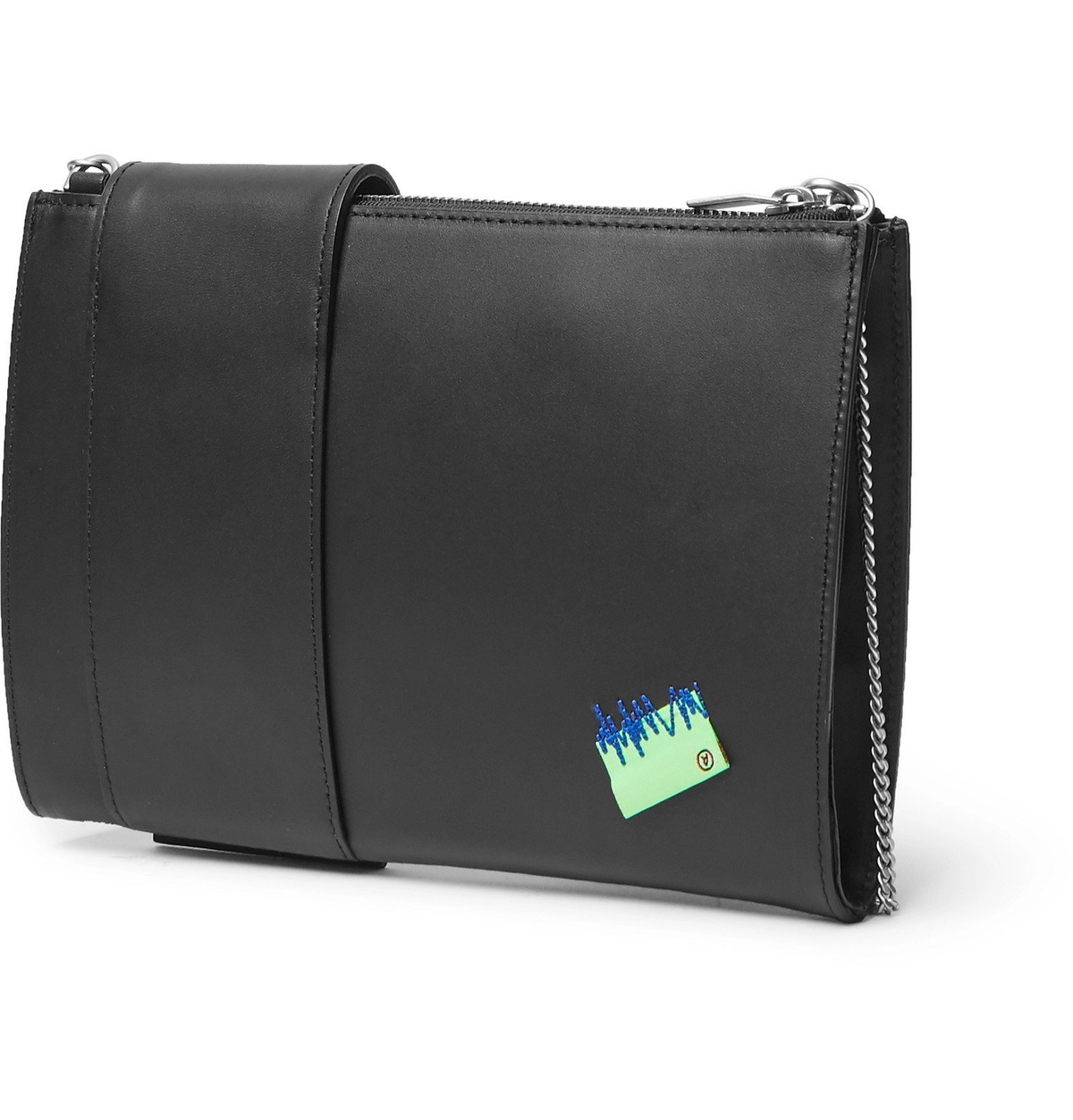 Ader Error - Tetristype Leather Messenger Bag - Black ADER error