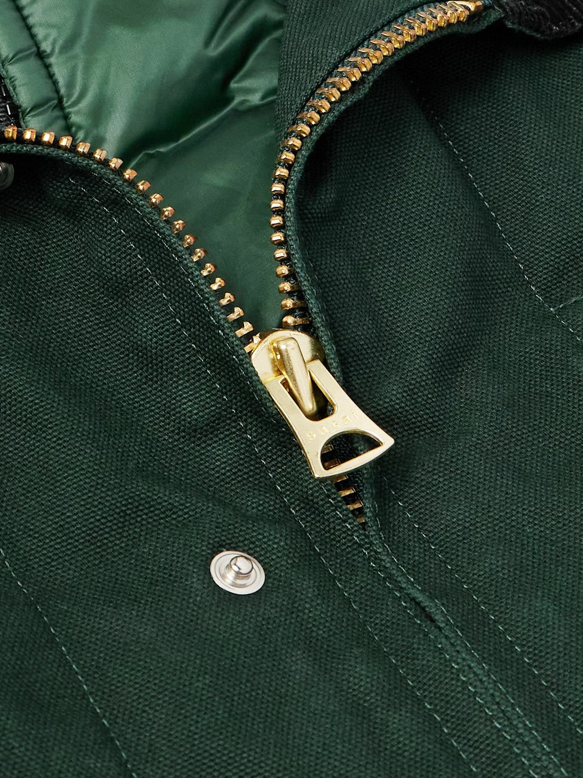Sacai - Carhartt Logo-Appliquéd Shell and Corduroy-Trimmed Cotton ...