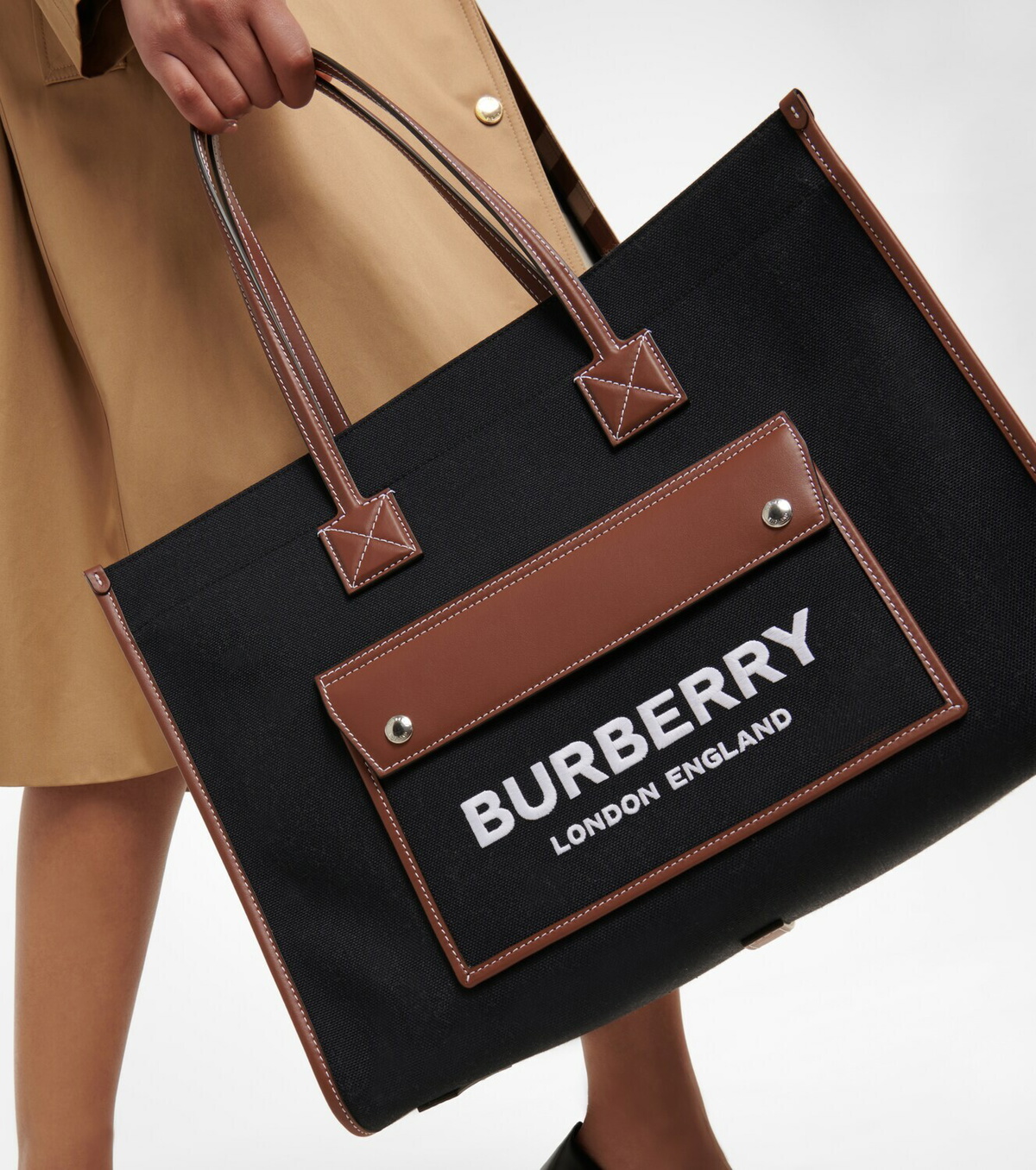 Burberry - Horseferry canvas tote bag Burberry
